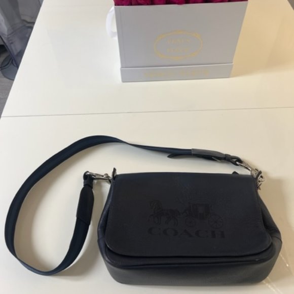 Coach | Bags | Coach Messenger Bag Navy Blue | Poshmark